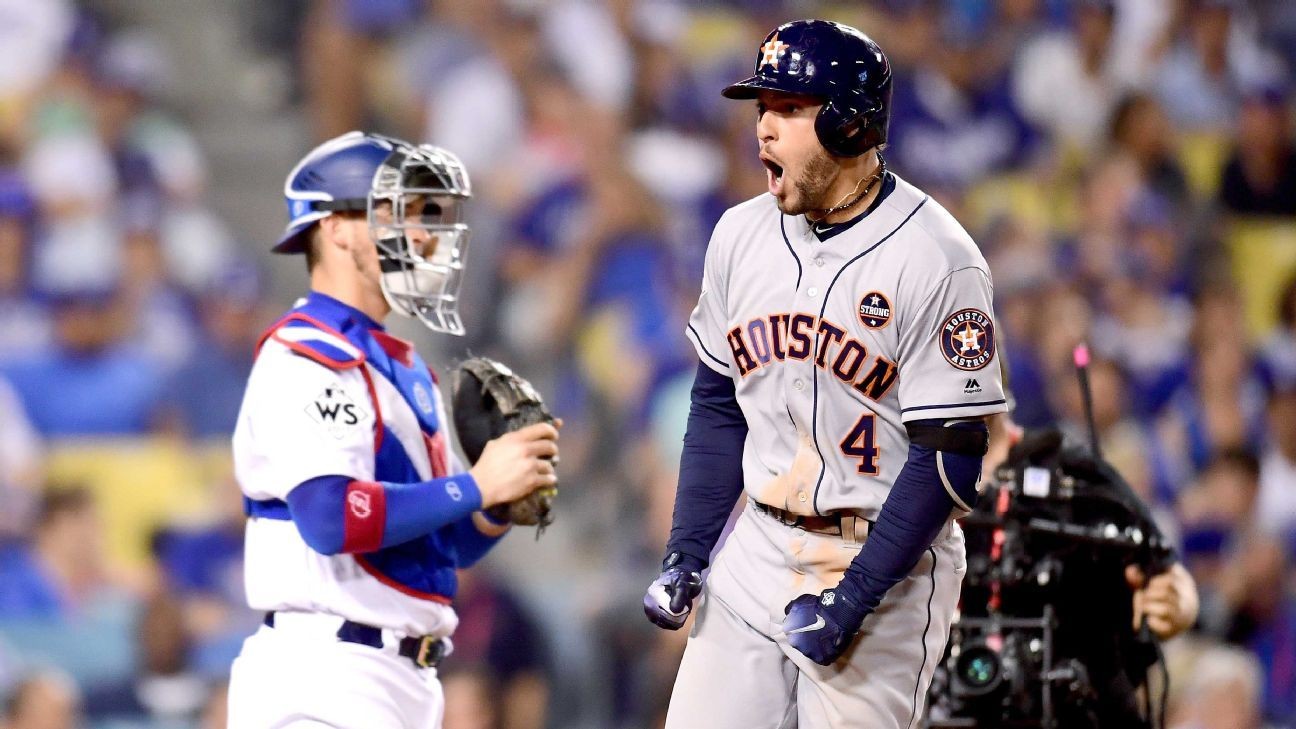 Astros' stars stage stunning comeback to even World Series