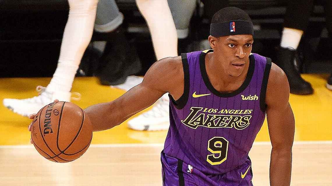 Lakers' Rajon Rondo out Thursday vs. Kings with sprained finger
