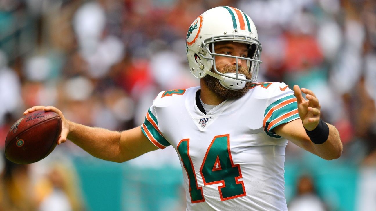 Ryan Fitzpatrick returning as Dolphins starting quarterback