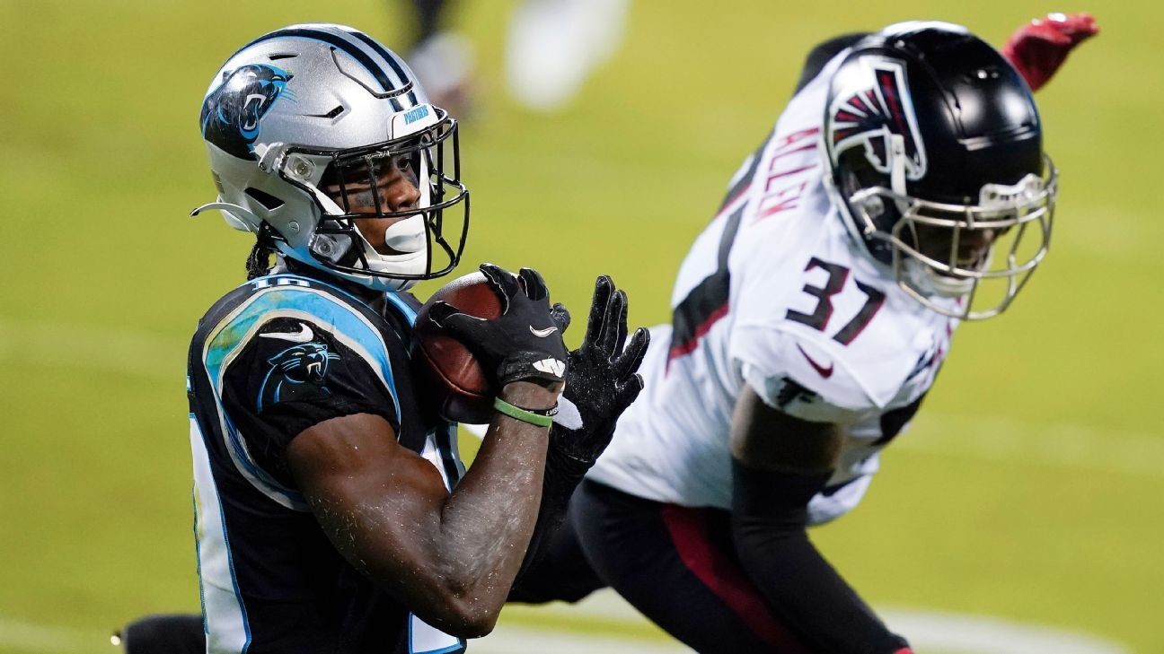 Panthers' Curtis Samuel scores on fleaflicker for second TD vs. Falcons