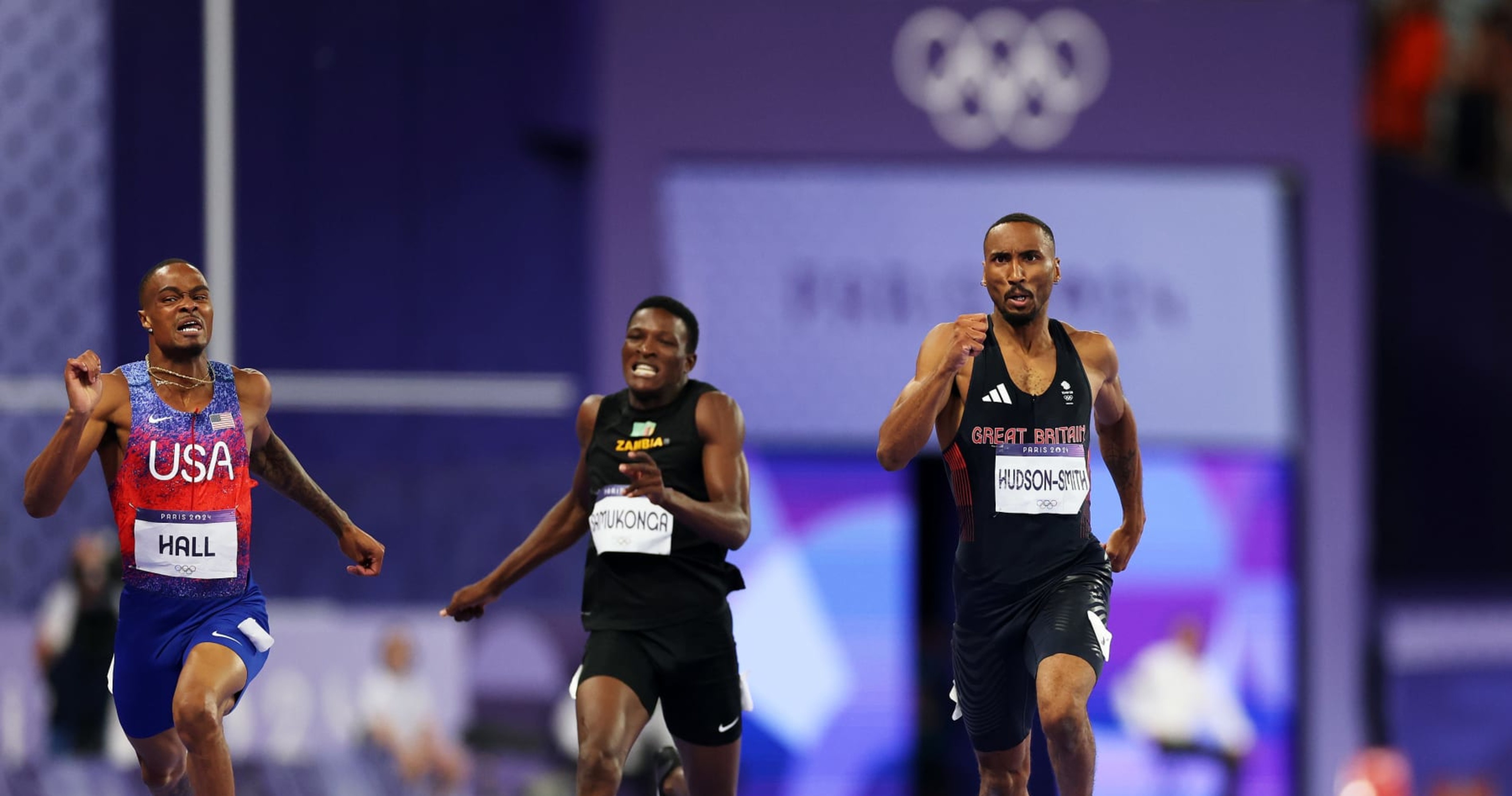 Quincy Hall's 400m Olympic Gold Medal Run Time, Splits from Viral Race ...