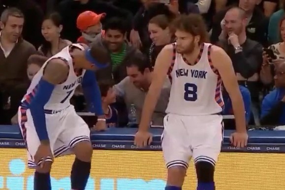Watch This NBA Player Adorably Fist Bump A Baby Fan