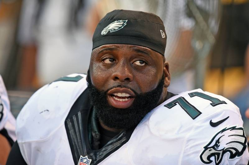 Jason Peters Drove His Super Bowl Truck to Wednesday's Eagles Practice