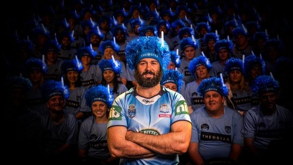 NSW VB Blues’ Fan Group Gets Upgrade To Iconic Blue Wig That Makes It Smart