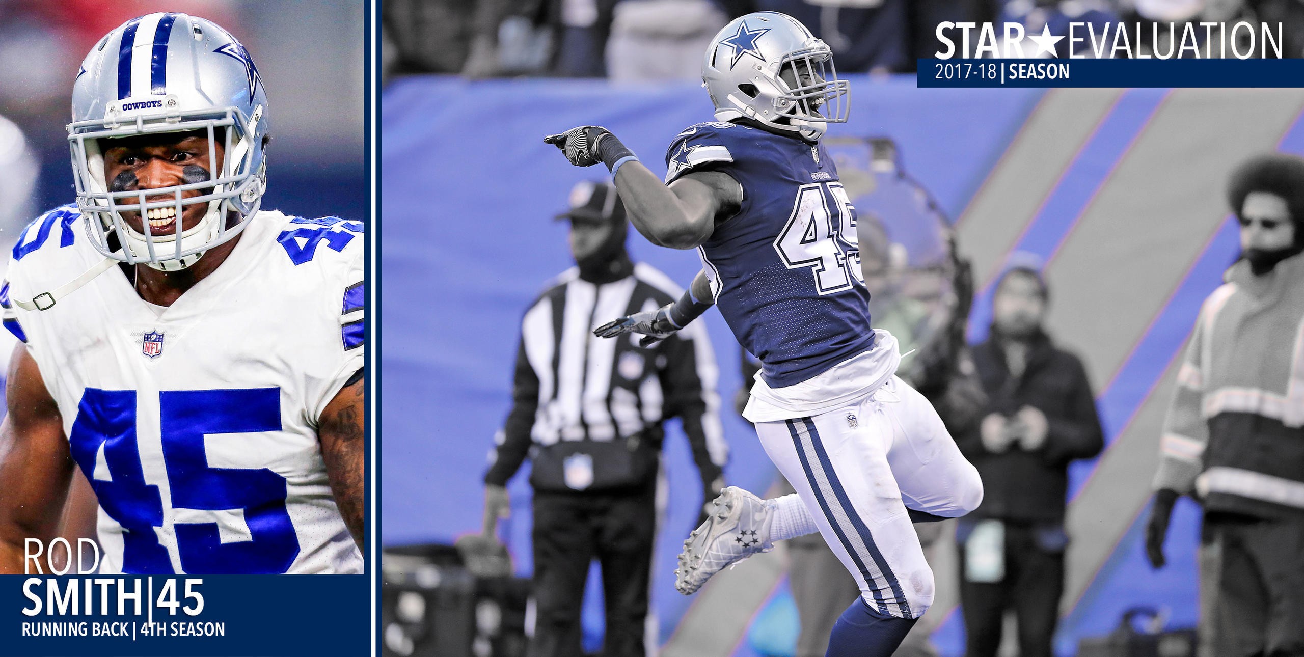 Star Evaluation: Rod Smith's Rise At RB Was Among The Best Stories Of 2017