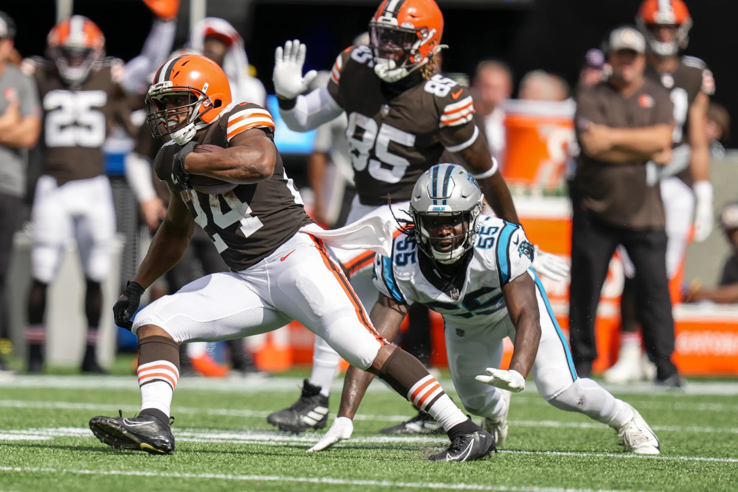 Nick Chubb can pull into second behind Jim Brown on Browns rushing list ...