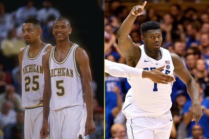 Who would win in a pick-up game: Michigan's Fab Five or the 2018 Duke ...