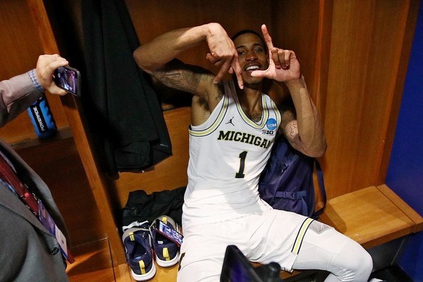 Michigan has the nicest locker room in Los Angeles for NCAA Tournament