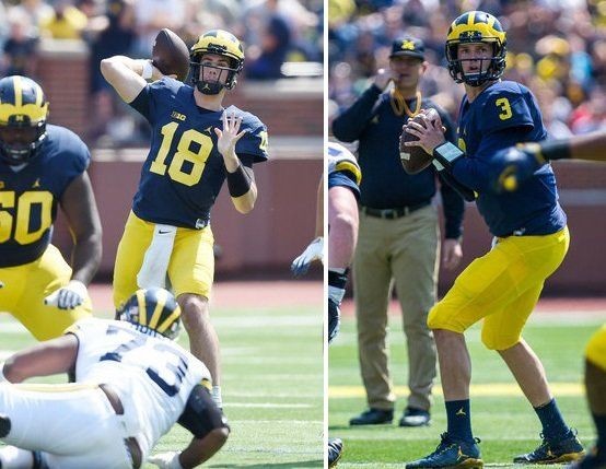 Wilton Speight and Brandon Peters will enter a real QB competition, so ...