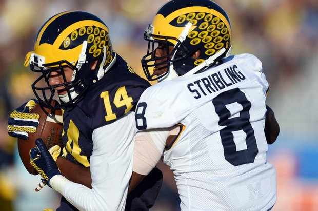 Michigan WR Drake Harris focused on strength, insists his best days are ...