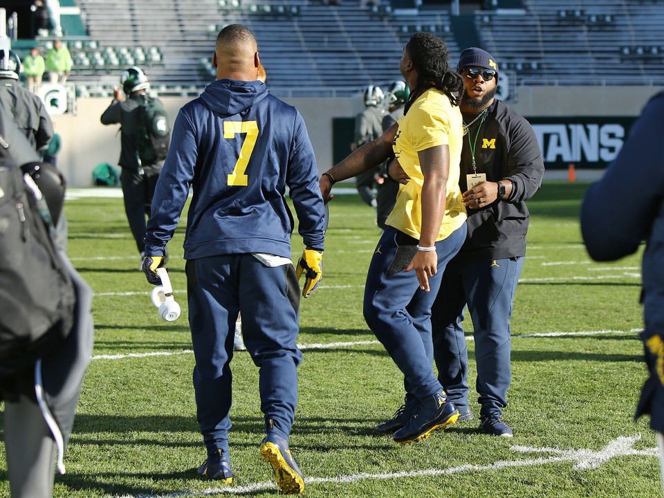 Devin Bush Jr. explains his pre-game stomp at MSU