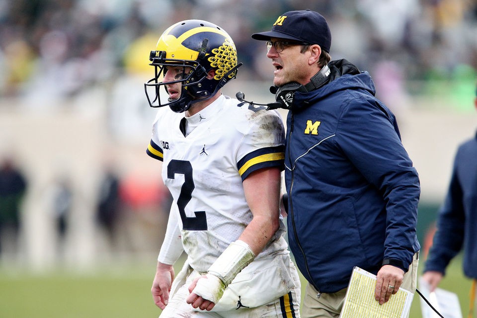 Shea Patterson's first taste of the Michigan-MSU rivalry ends in victory