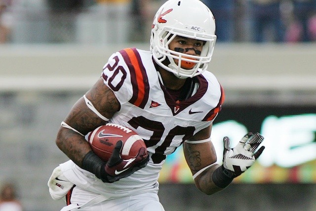 Virginia Tech RB J.C. Coleman Wears Gold Watch During Ohio State Game