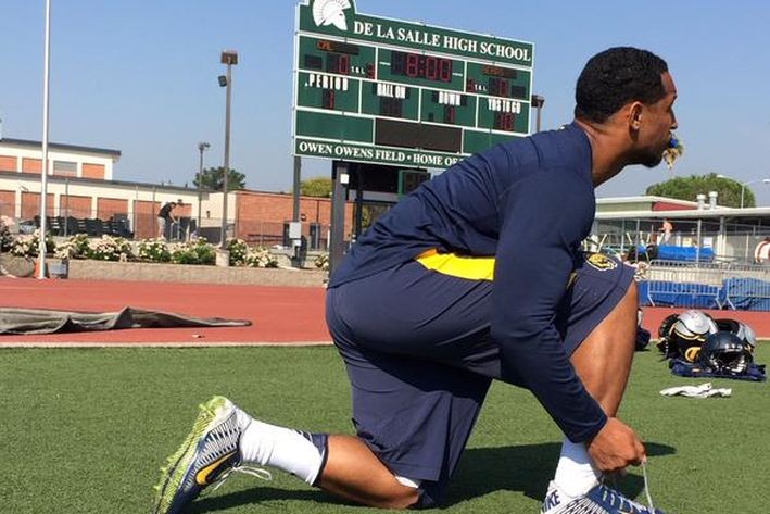 Cal football fall practice at De La Salle; Aaron Cochran starter reps ...