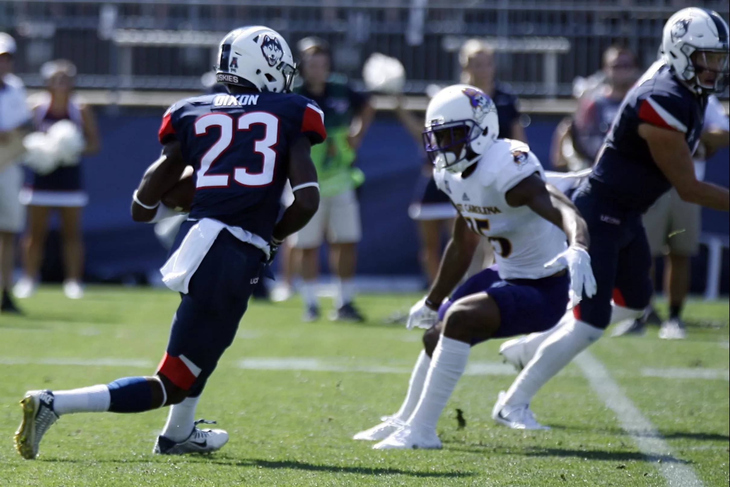 UConn Football Depth Chart for SMU Mustangs