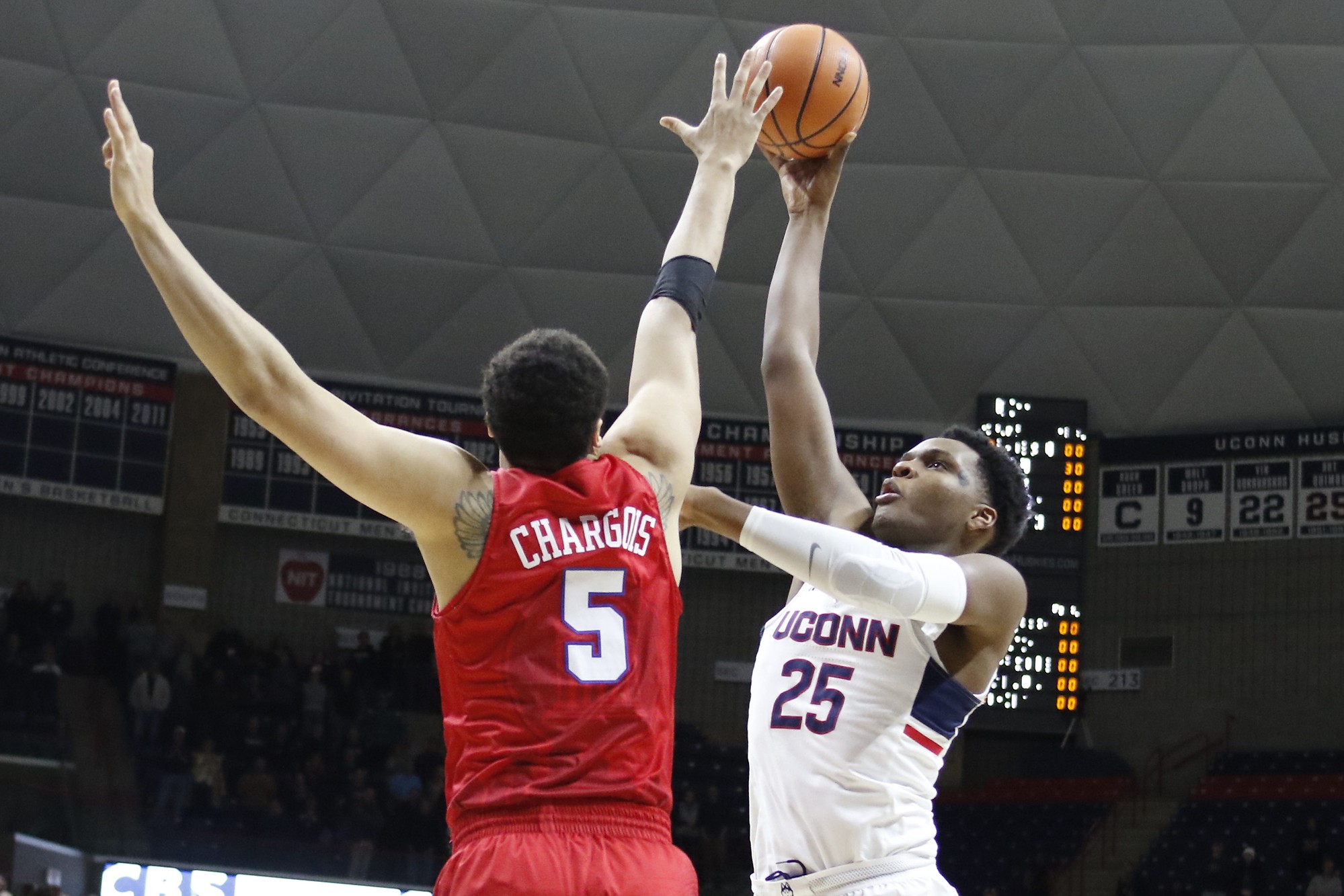 Photos-MBB: SMU Mustangs @ UConn Huskies - 1/25/18