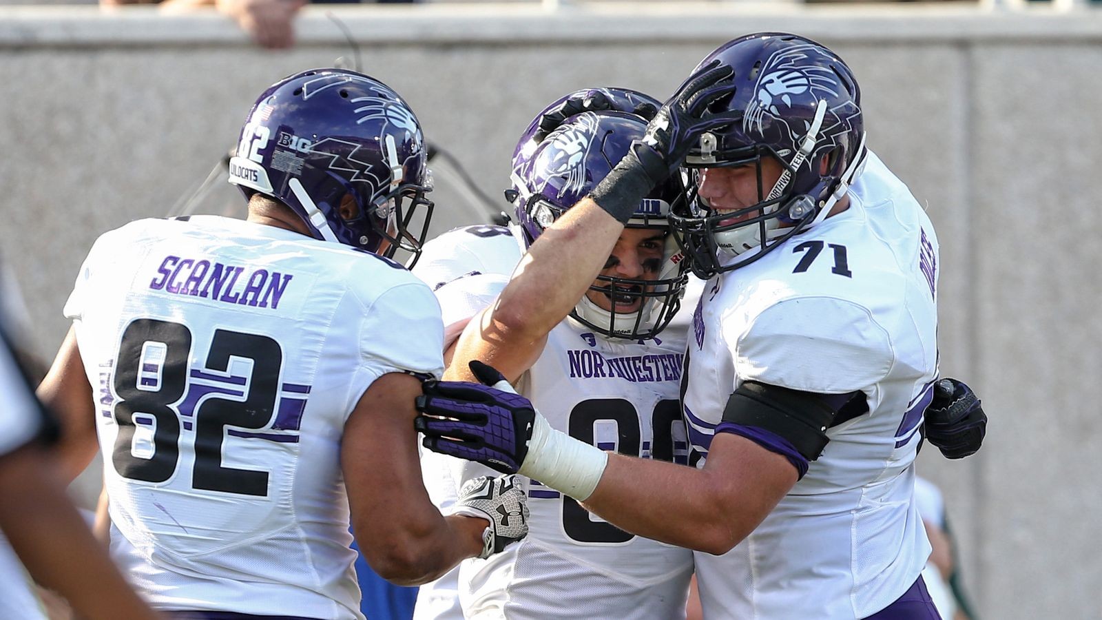 Northwestern week eight depth chart for Indiana