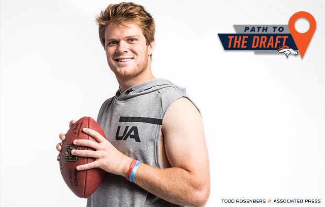 Broncos visit with QB Sam Darnold in Los Angeles