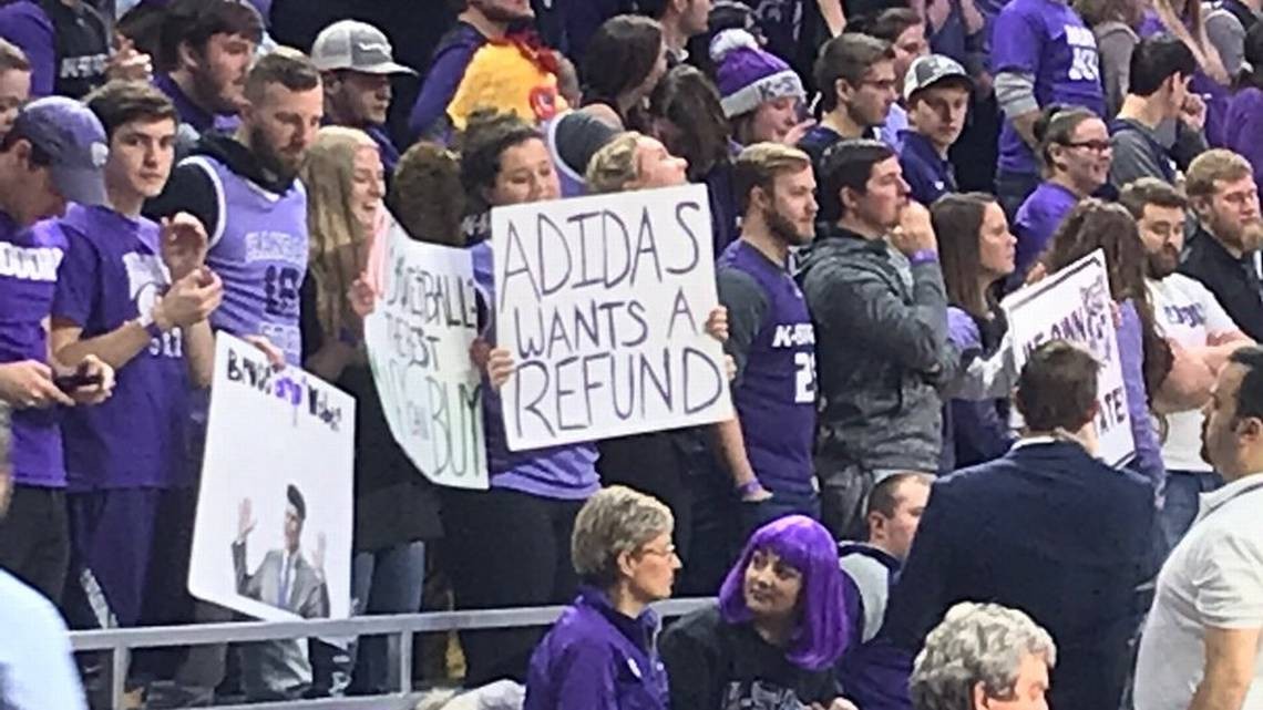 K-State fans greet KU with creative signs, FBI chants before Sunflower ...
