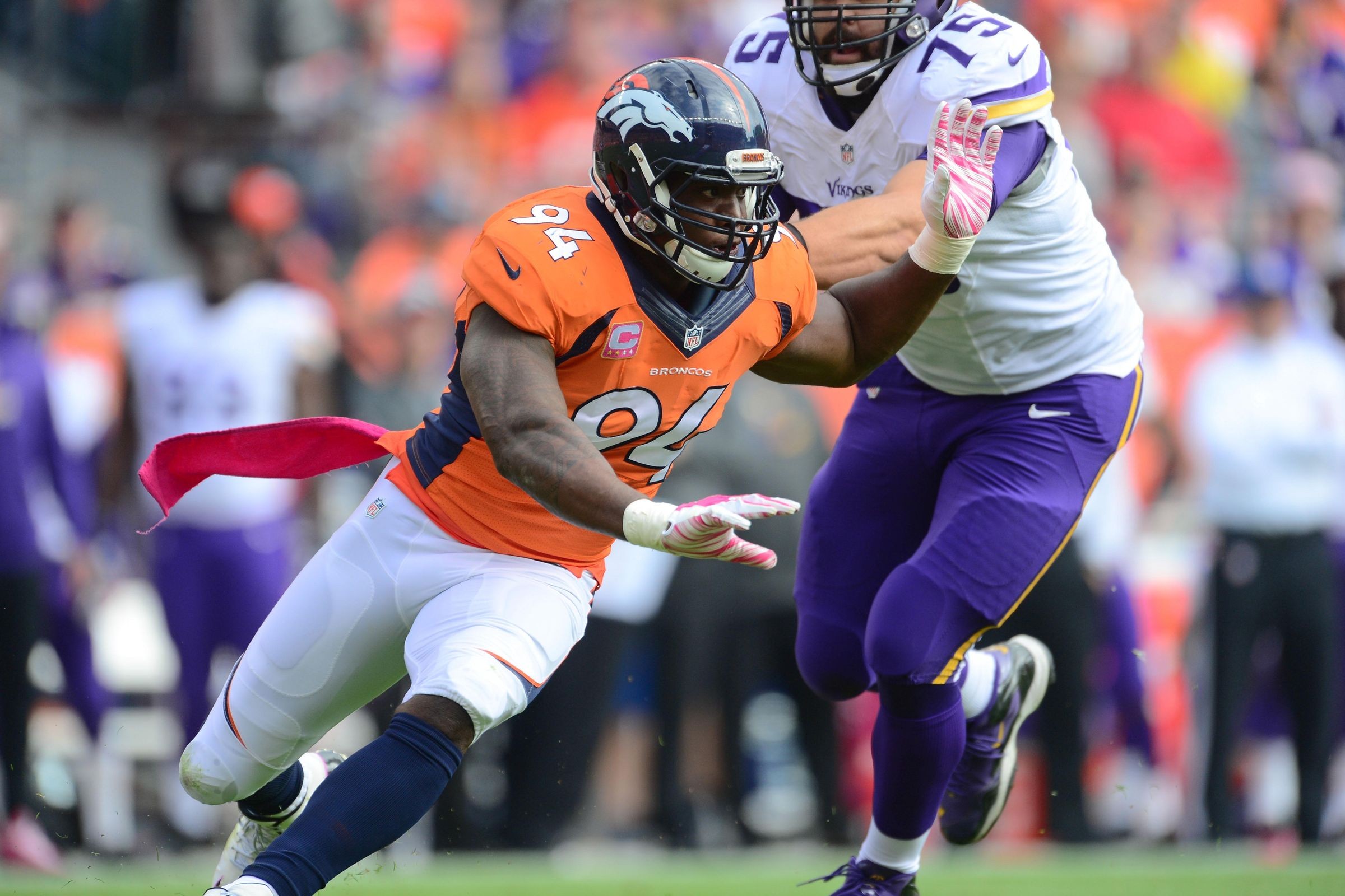 Broncos' DeMarcus Ware would miss just sixth game of his 11-year career