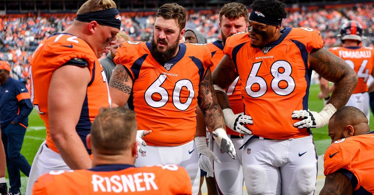 The Broncos offensive line continues to improve