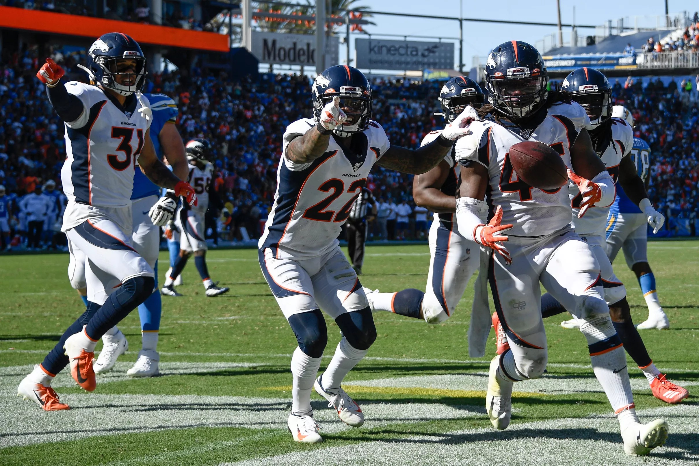 Justin Simmons and Kareem Jackson are the quarterbacks of this stellar ...