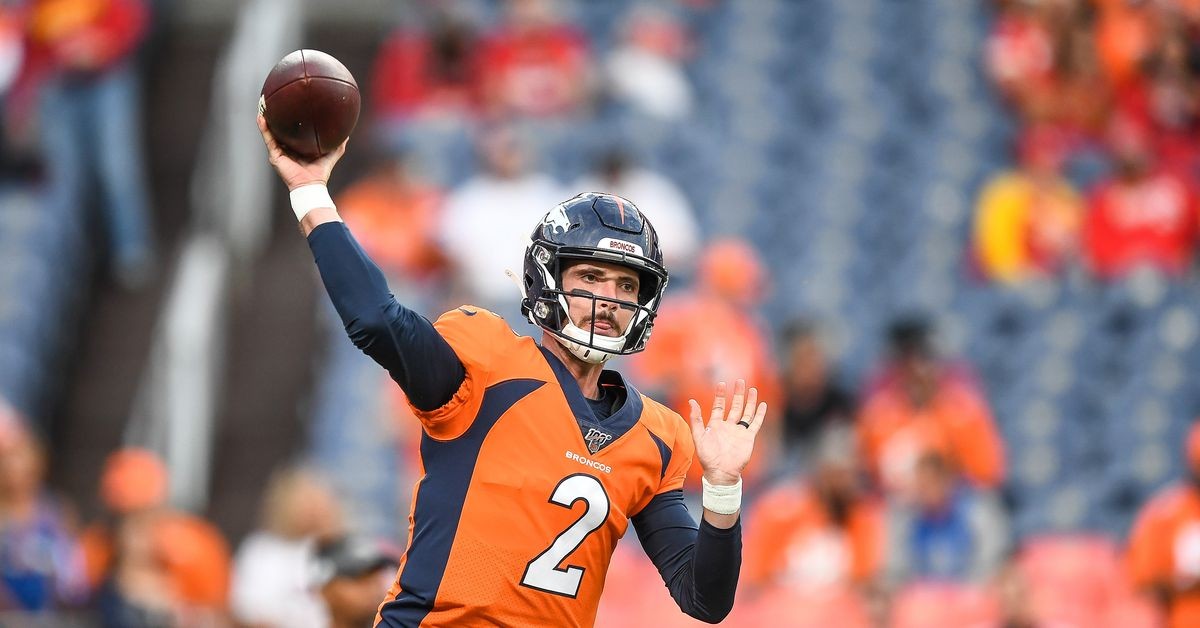 Denver QB carousel continues: Brandon Allen will debut against Browns