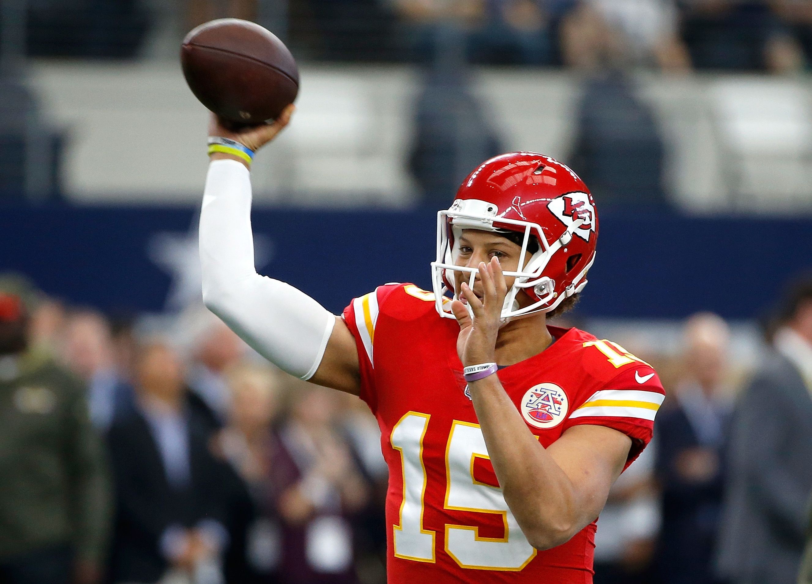 Chiefs starting rookie QB Patrick Mahomes vs. Broncos