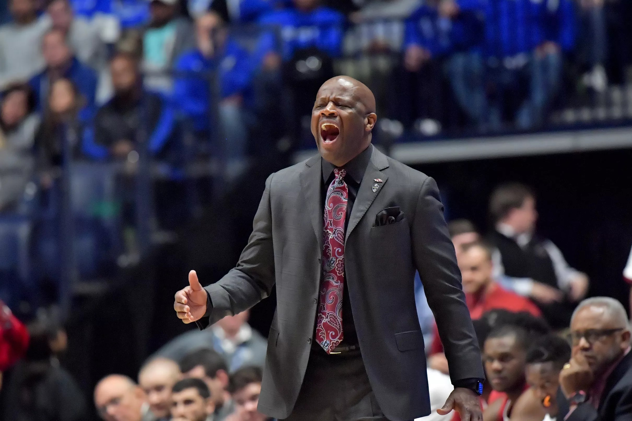 Mike Anderson tripped Kevin Knox during Kentucky Wildcats’ win over ...