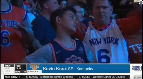 Kevin Knox Goes to the New York Knicks, Gets Booed by Fans