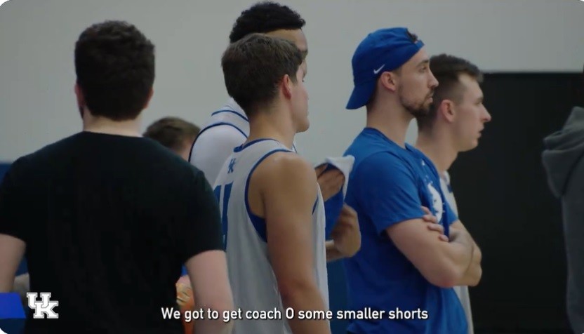 Watch: Tre Mitchell mic’d up at Kentucky basketball practice