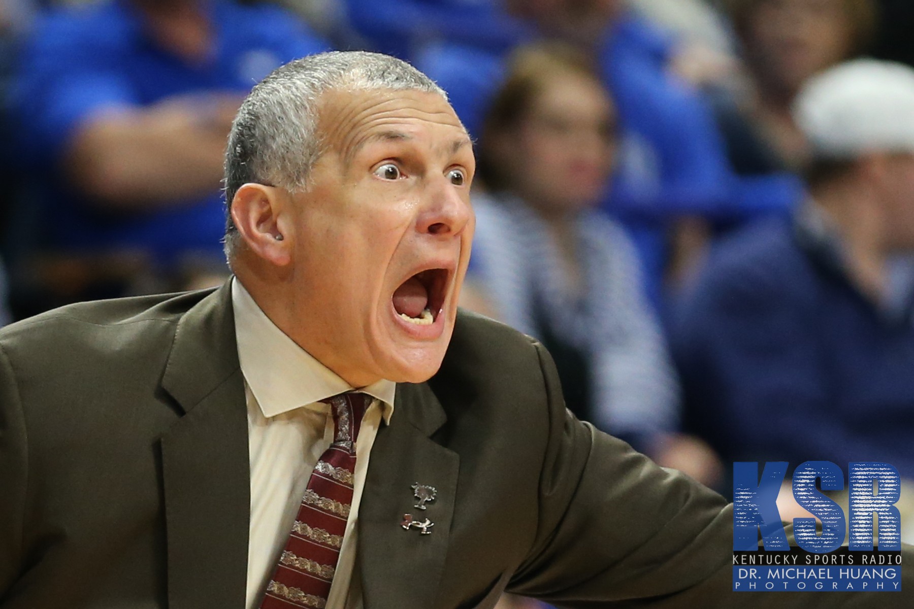 Frank Martin had really kind things to say about Rupp Arena