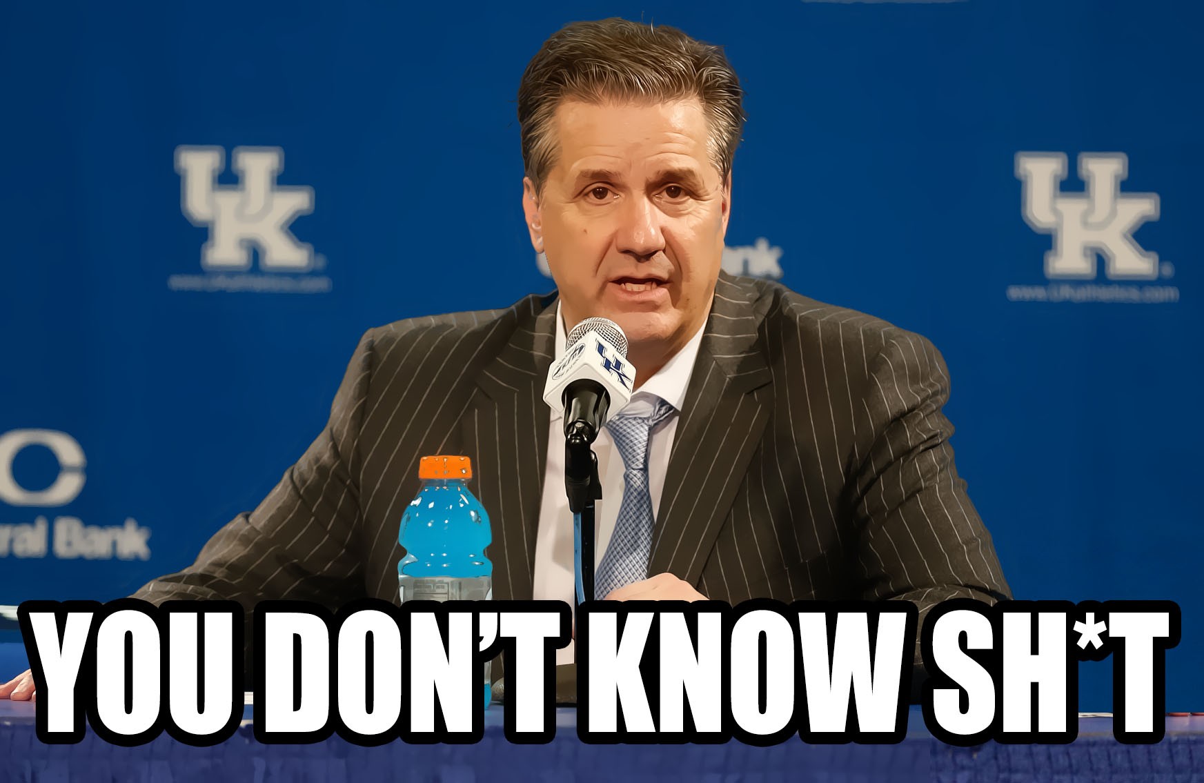 Hey Coach Cal, I do know some sh*t