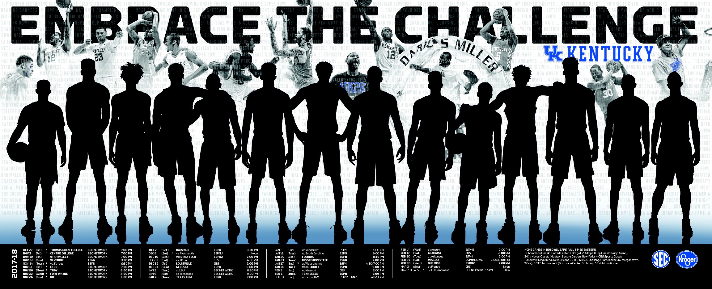 LOOK: UK Basketball unveils 2017-18 posters