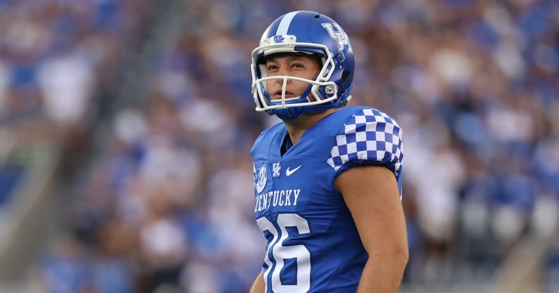 Former UK kicker Matt Ruffolo spotted at the Cincinnati Bengals' pre ...