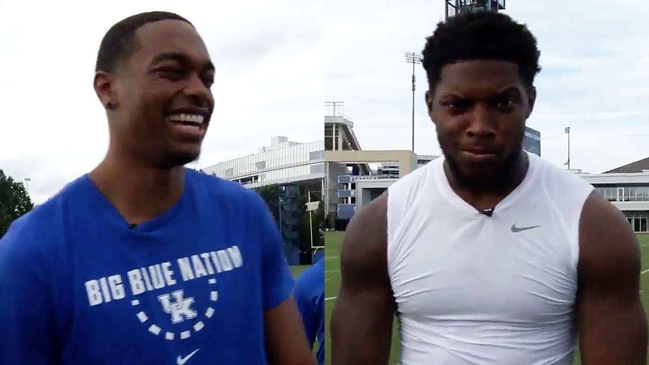 WATCH: Josh Allen, PJ Washington trade places