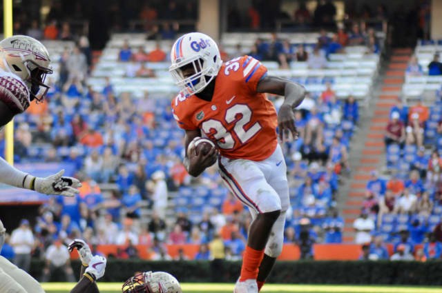 Florida running back quit the team after the game