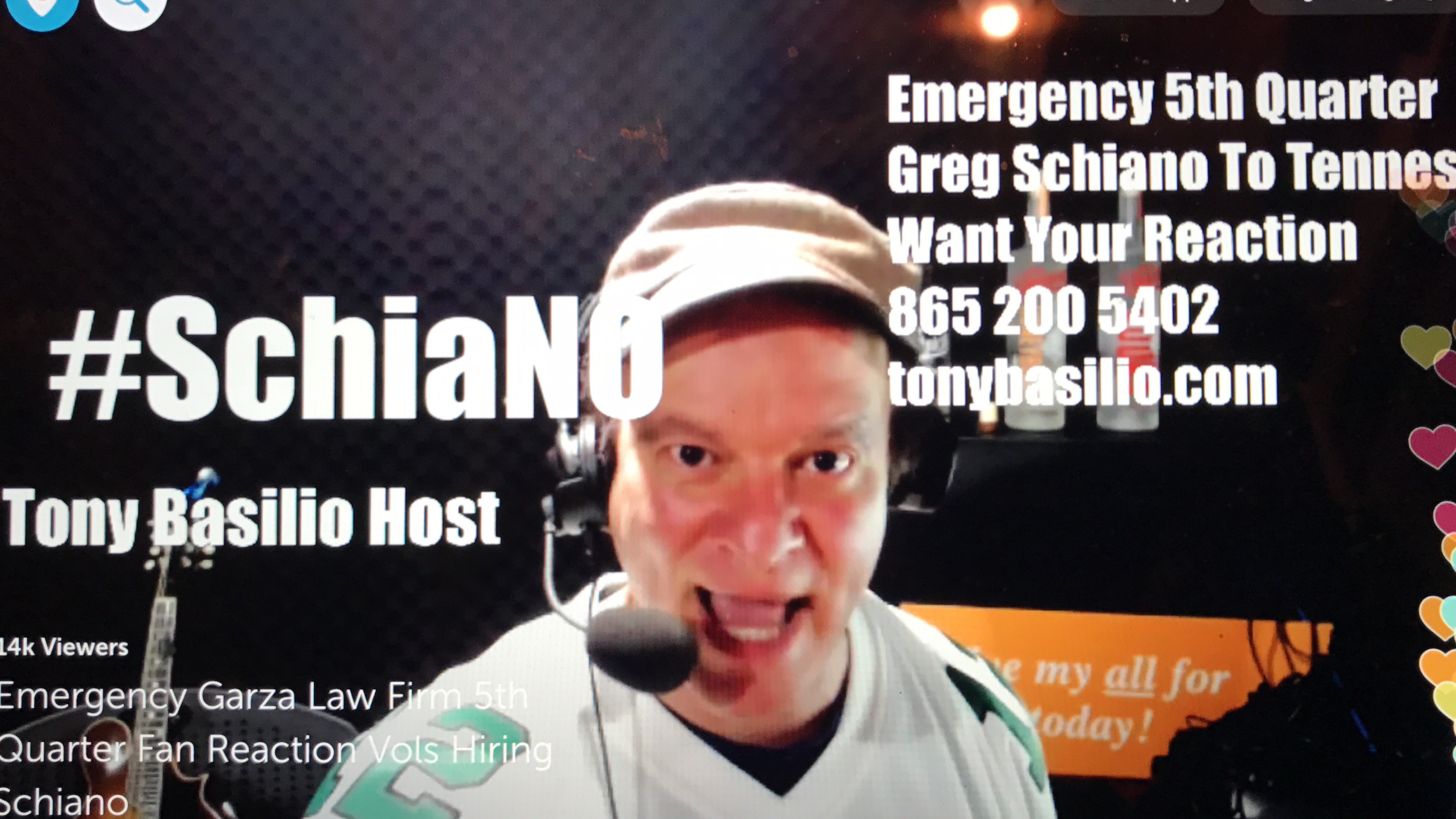 UT radio host Tony Basilio DESTROYS Volunteers for hiring Greg Schiano