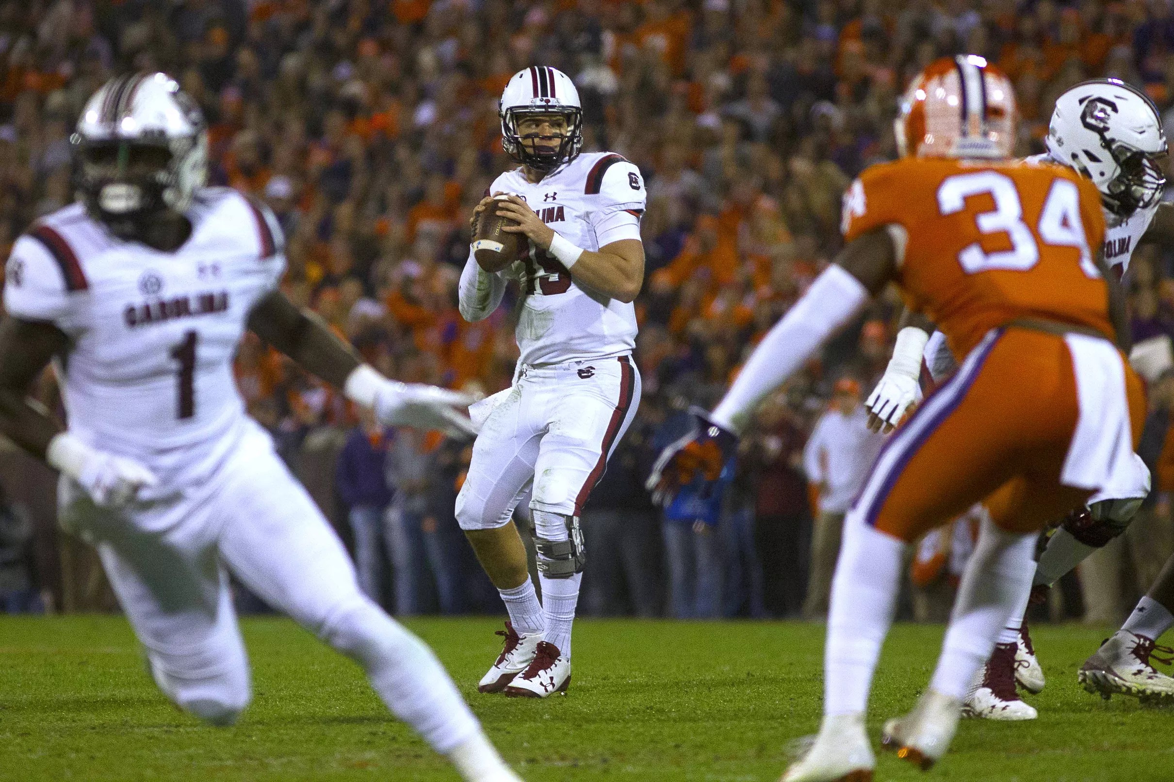 Gamecocks fight but fall short against No. 2 Clemson in wild 56-36 battle