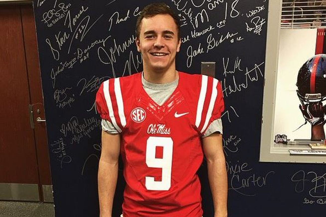 4-star kicker Justin Charette commits to Ole Miss
