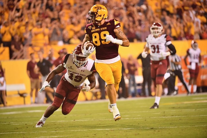 15 Sun Devil Football Players Take The Field After Earning Their Degrees