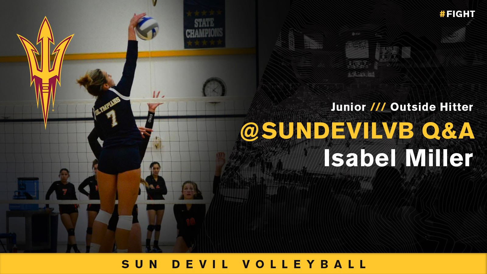 @SunDevilVB Q&A: Get To Know Isabel Miller