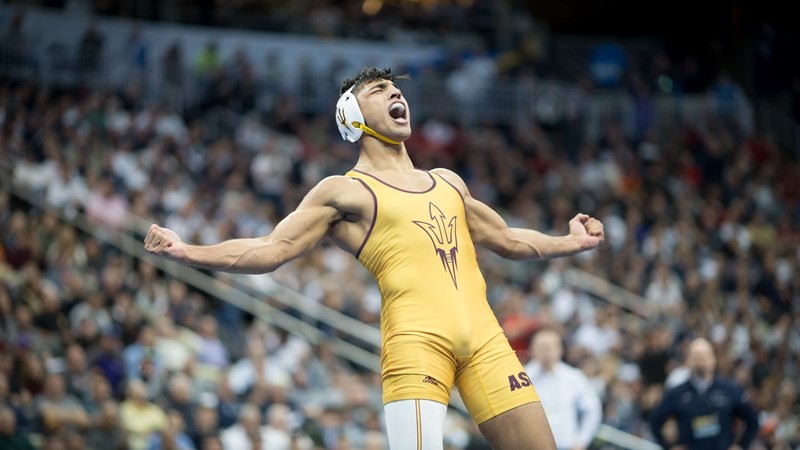 Sun Devil Wrestling’s Zahid Valencia Named Pac-12 Wrestler of the Year