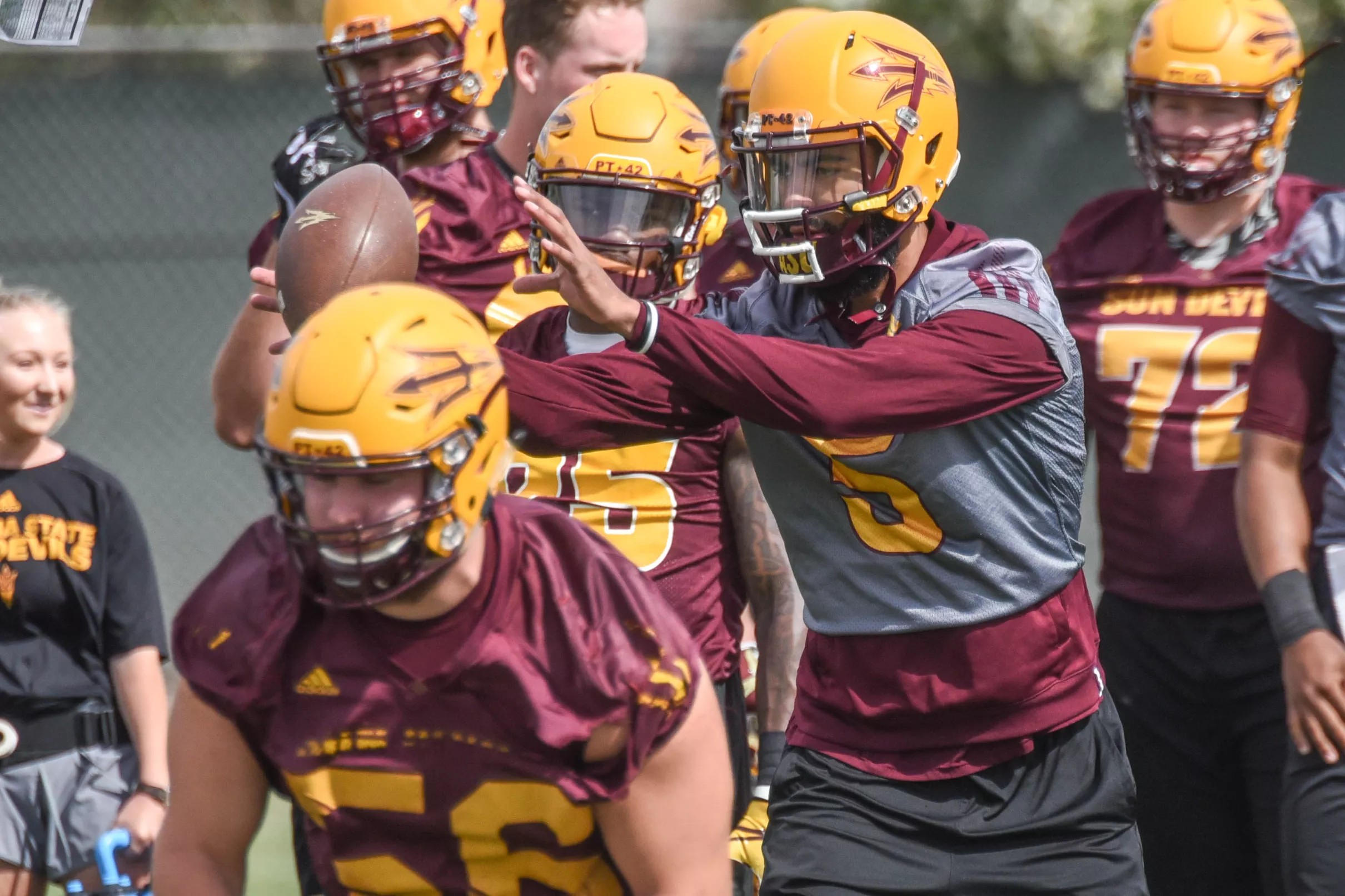 ASU Football: Spring practice No. 14 notebook — position battles still ...