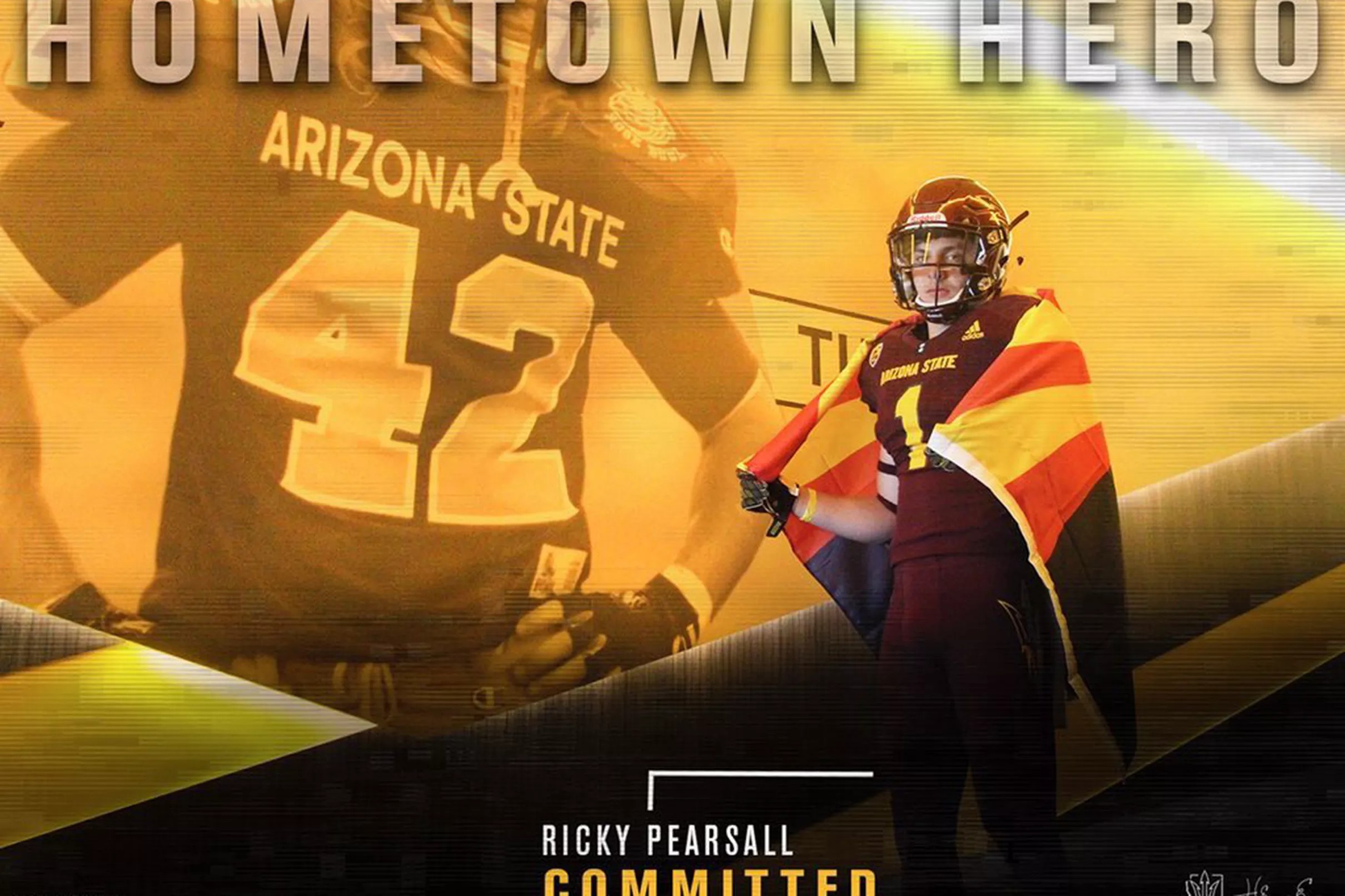 ASU Football: Ricky Pearsall, local three-star wide receiver, signs ...