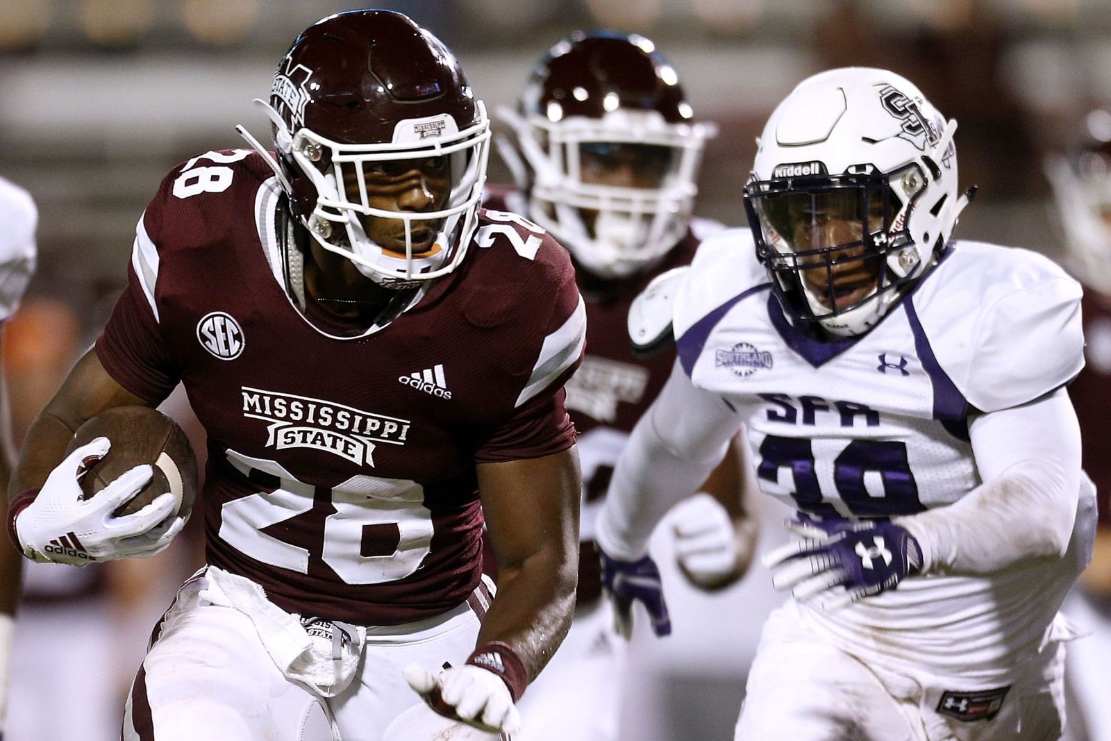 Mississippi State football bulldozes Stephen F. Austin to open 2018