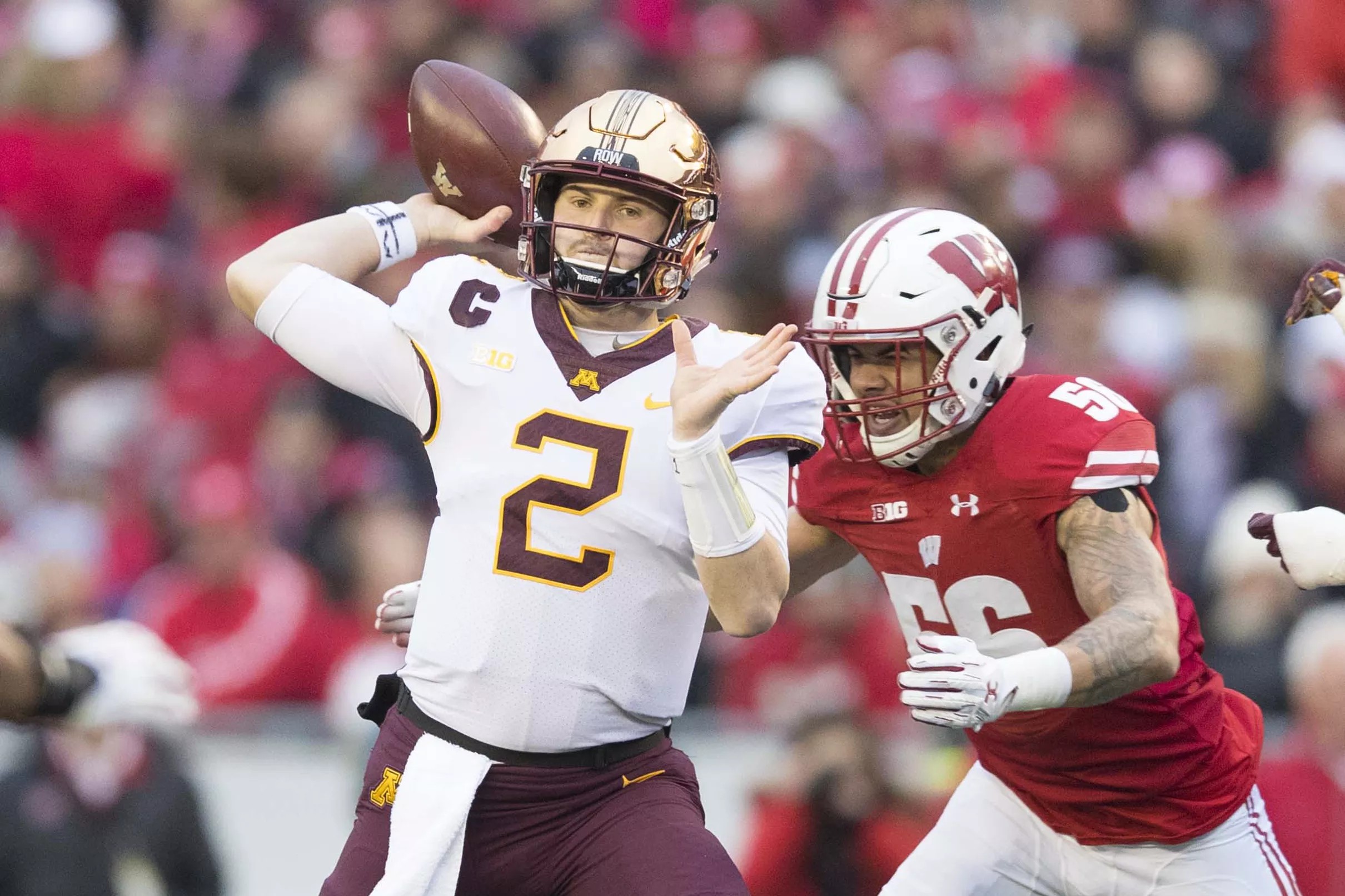 Halftime Update in Madison: Gophers 17 - Badgers 7