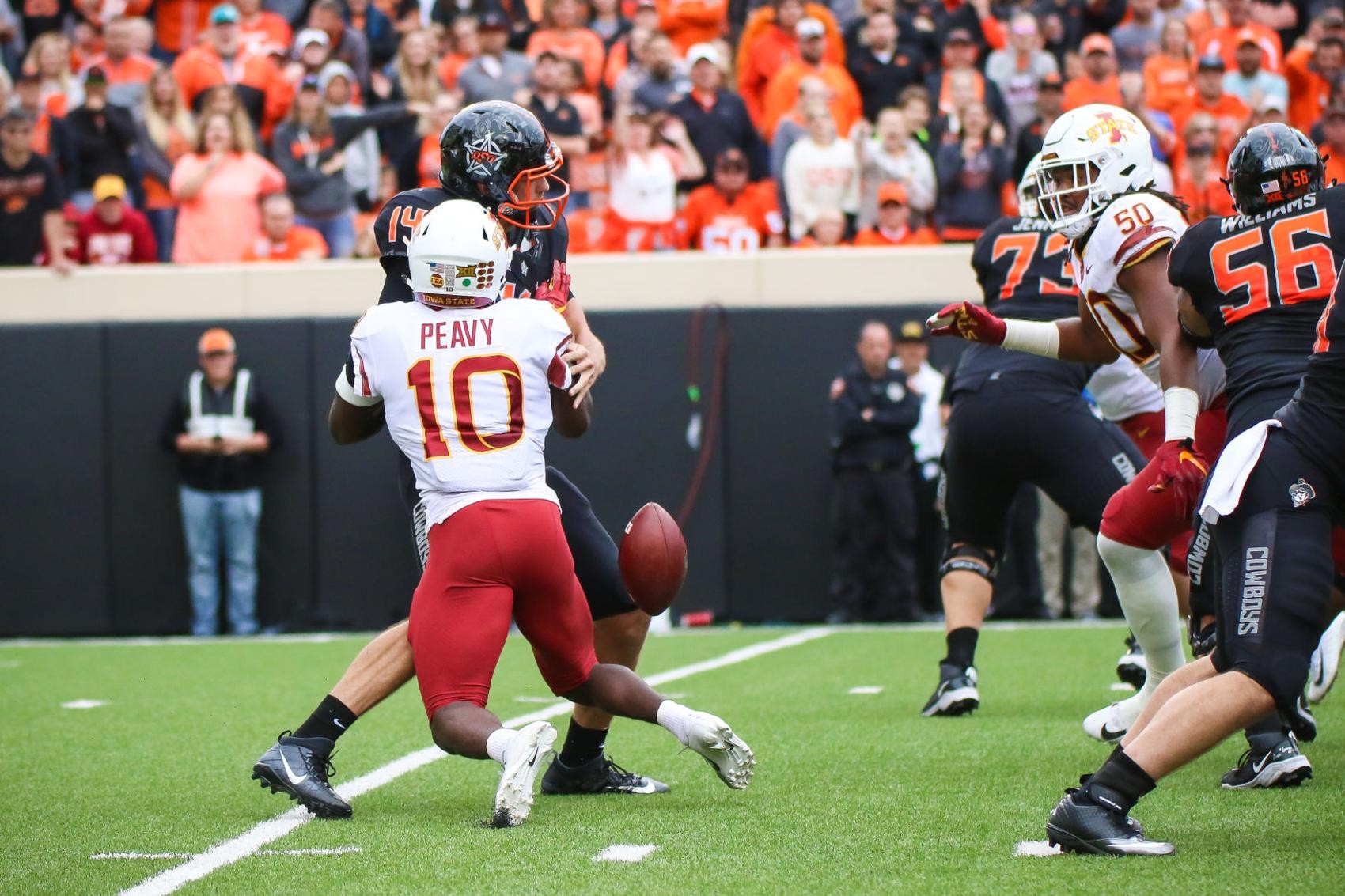 Cowboys’ offensive line struggles, allows seven sacks