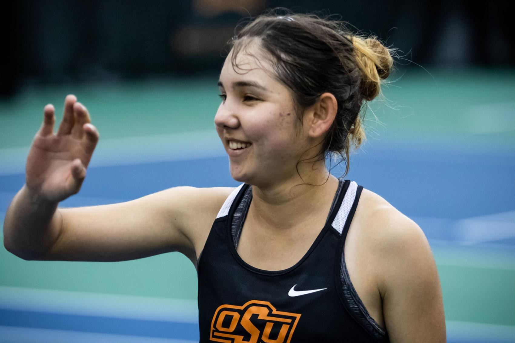 Rioux gets first tournament victory in Cowgirls win