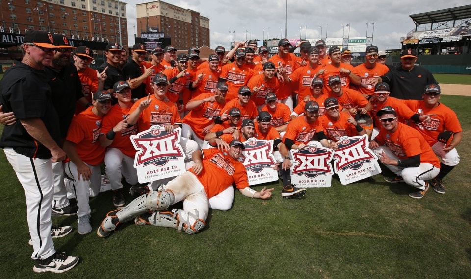 OSU softball, baseball teams show up for each other